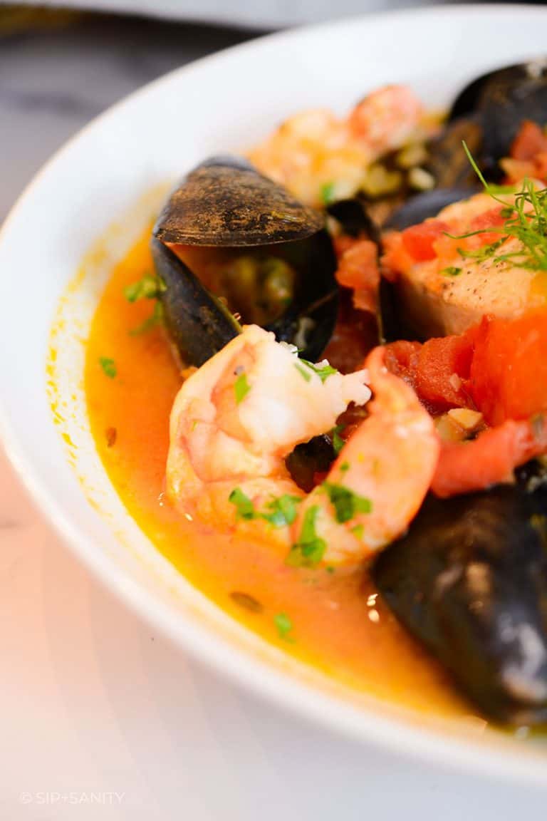 Tomato Based Seafood Stew • Sip + Sanity Soups + Stews