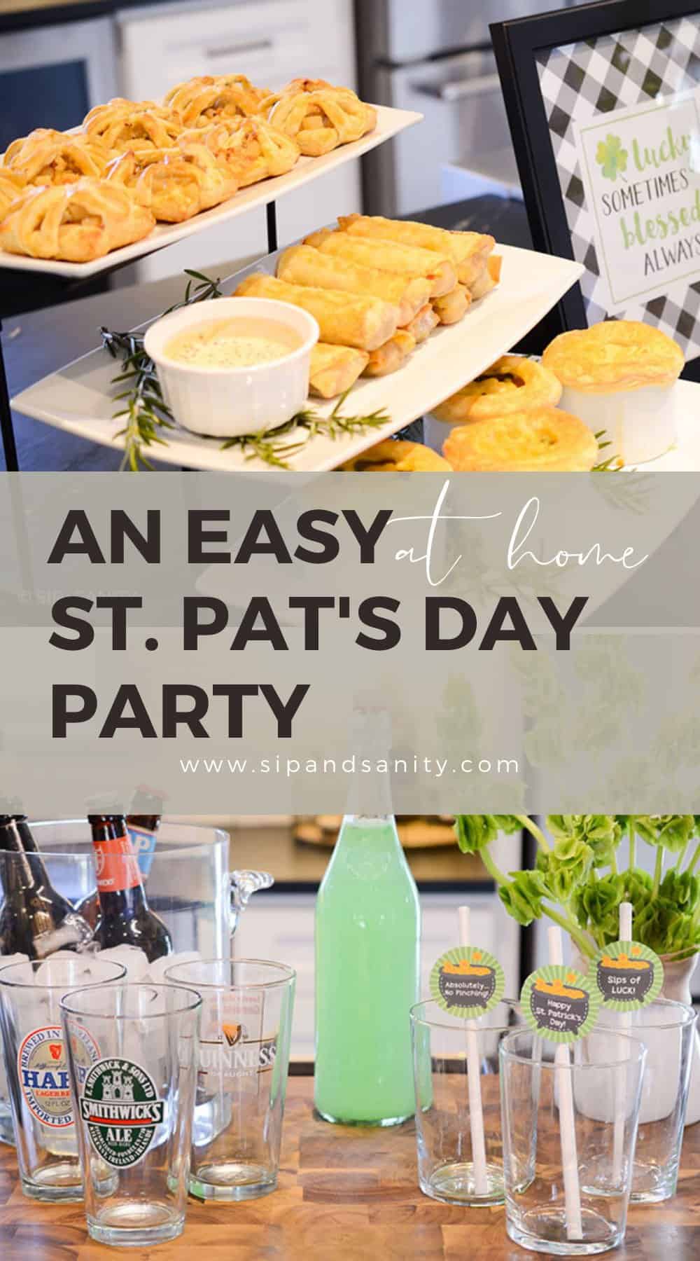 An Easy St. Patrick’s Day Party at Home • Sip + Sanity