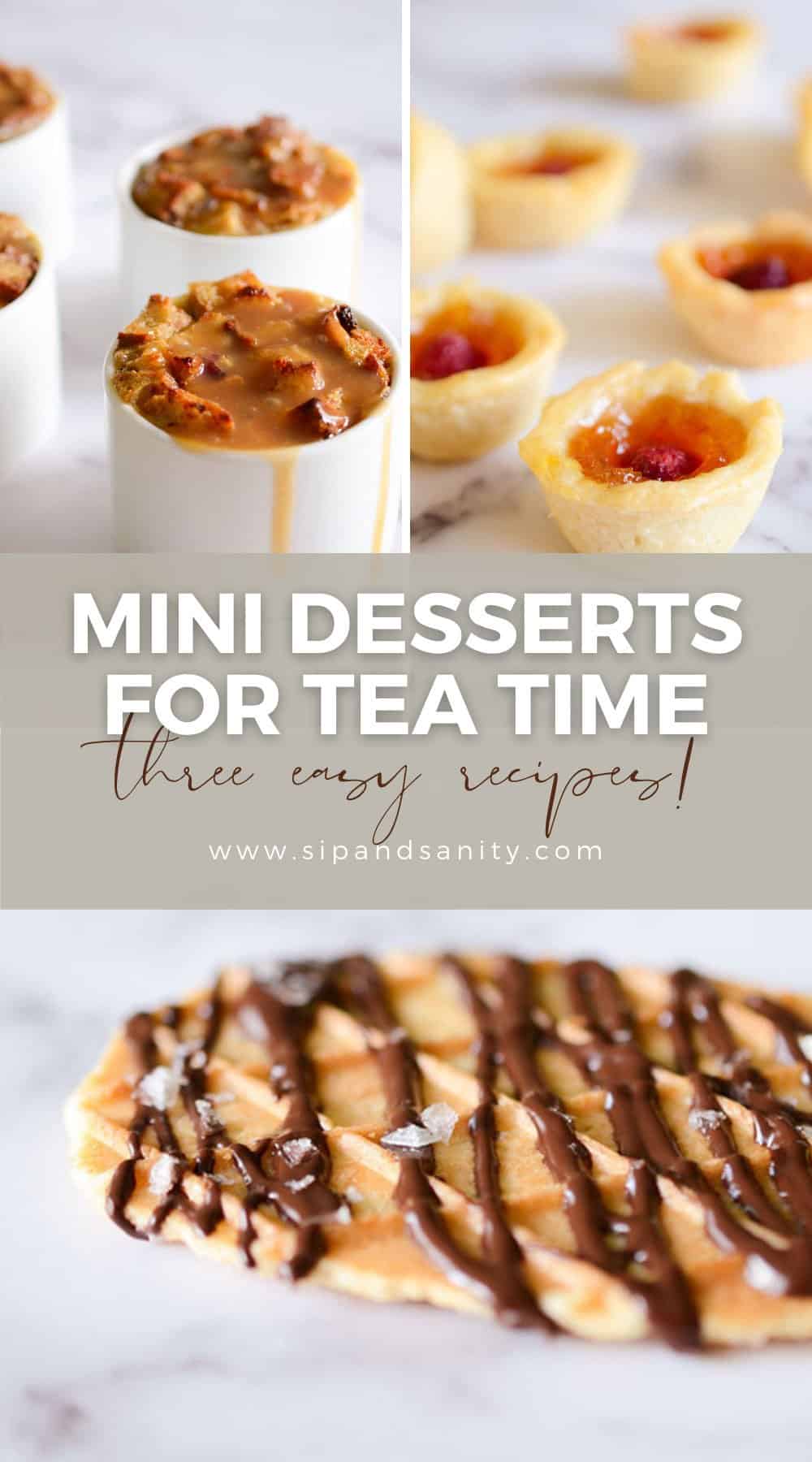Easy Mini Desserts For An Afternoon Tea Party • Sip + Sanity