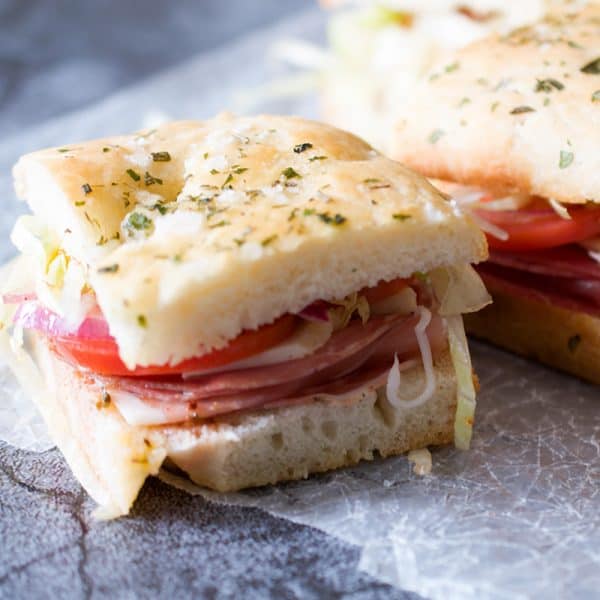 Cold Italian Sub Sandwich Party Sliders • Sip + Sanity
