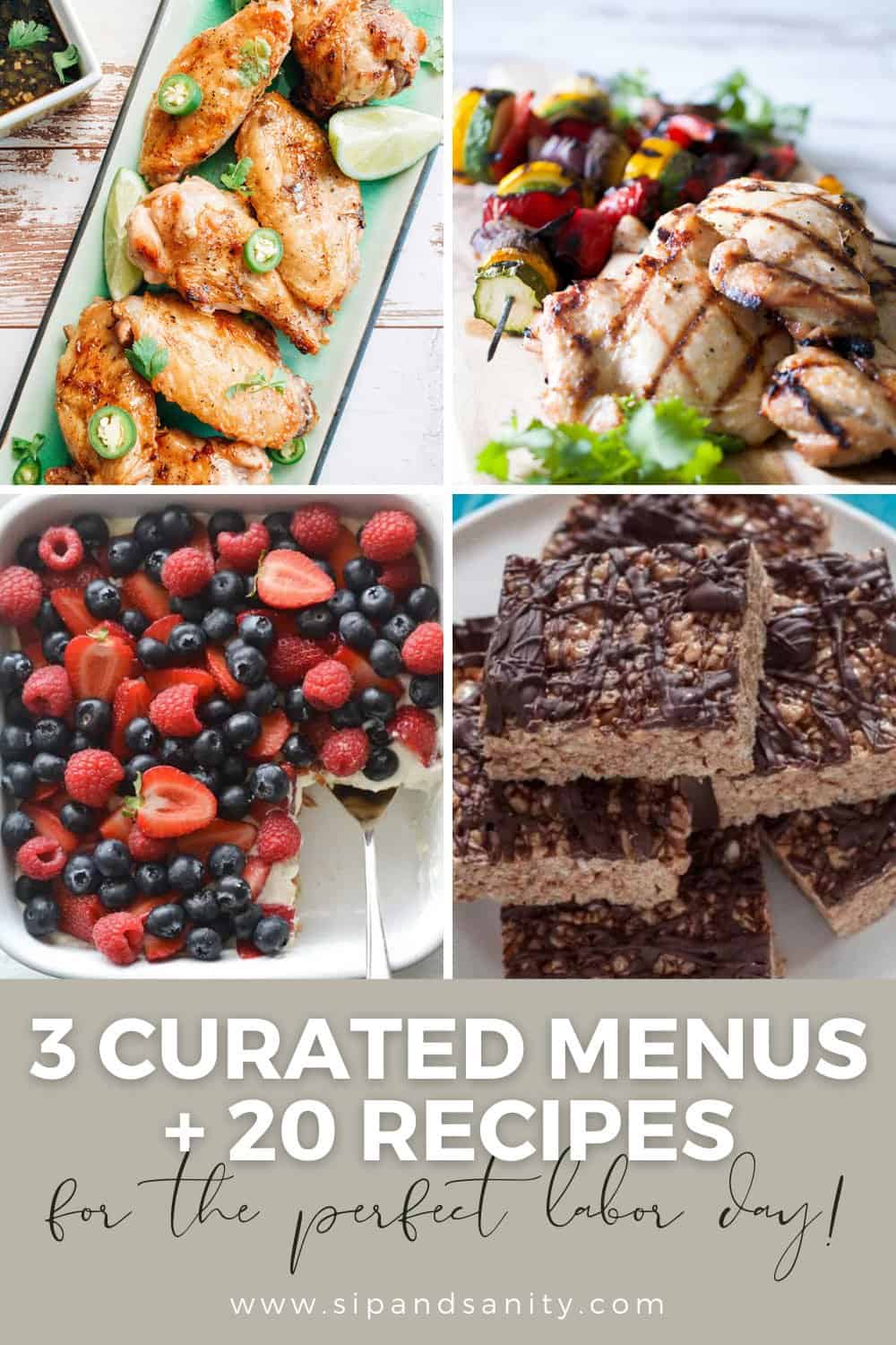 Labor Day Recipes + Menu Ideas • Sip + Sanity • Recipes