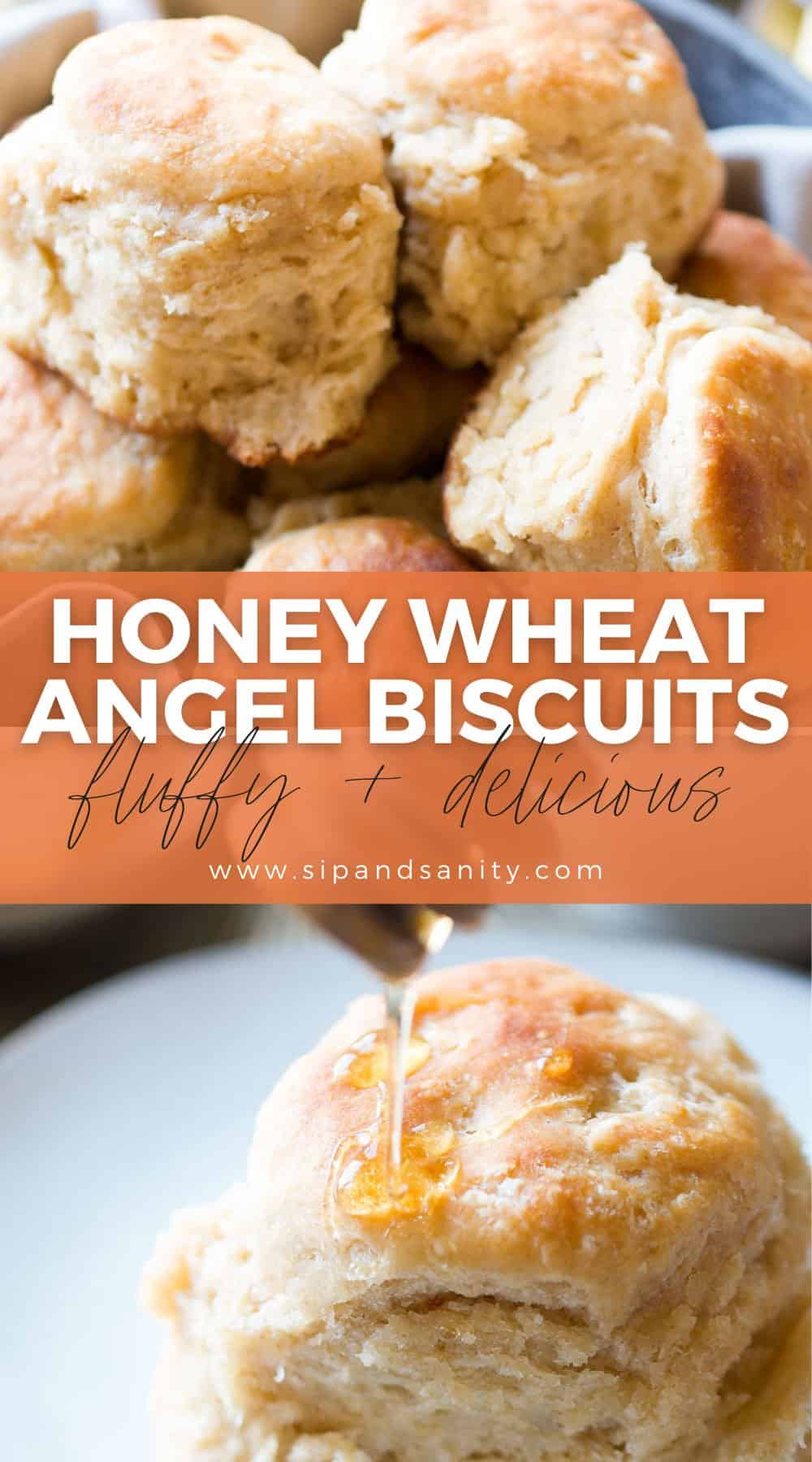 Overnight Honey Wheat Angel Biscuits • Sip + Sanity