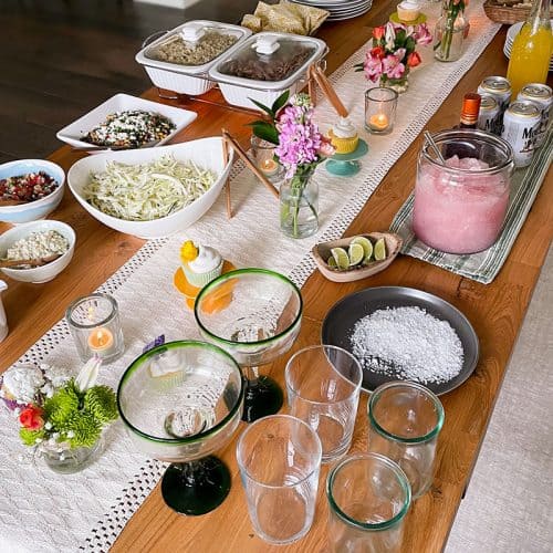 Host a Taco Bar Party! (with Menu + Prep Checklist) • Sip + Sanity