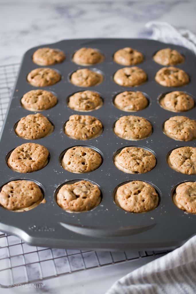 Bourbon Brown Butter Mini Derby Pies • Sip + Sanity