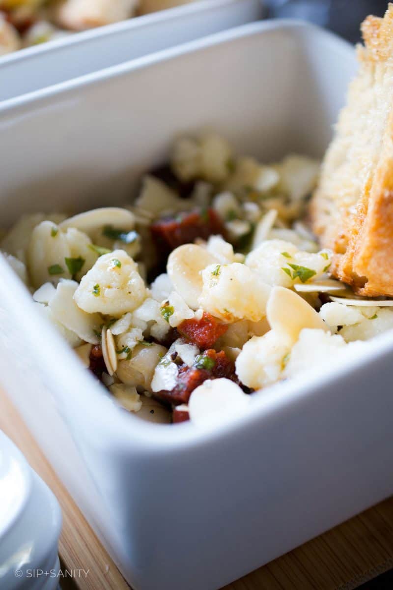 Easy Tapas Recipe: White Bean Salad with Chorizo • Sip + Sanity