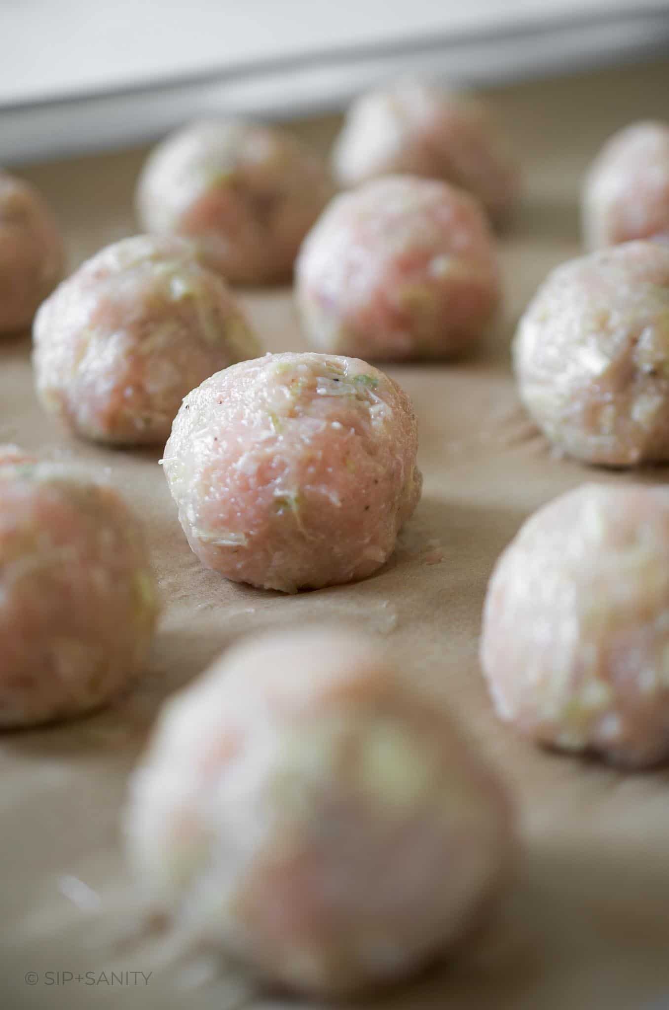 Easy Vietnamese Inspired Chicken Meatballs Recipe • Sip + Sanity