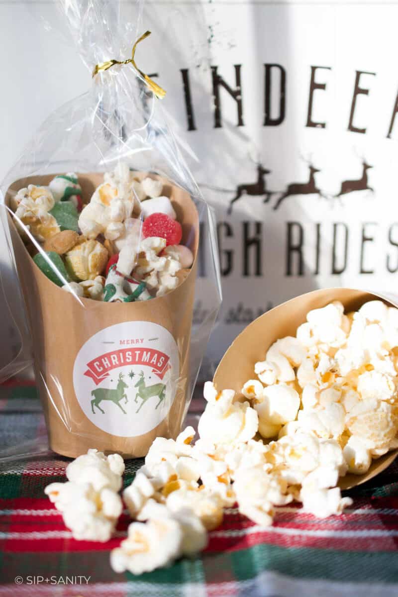 Holiday Popcorn Bar Ideas for Last Minute Entertaining • Sip + Sanity