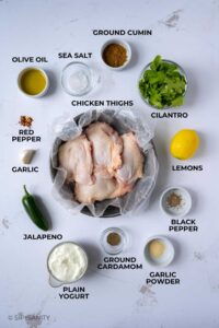 Zhoug Marinated Grilled Chicken Thighs (Bone-in, Skin-on) • Sip + Sanity